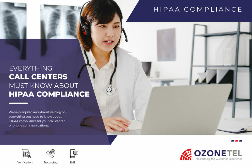 Everything call centers must know about HIPAA compliance - Ozonetel