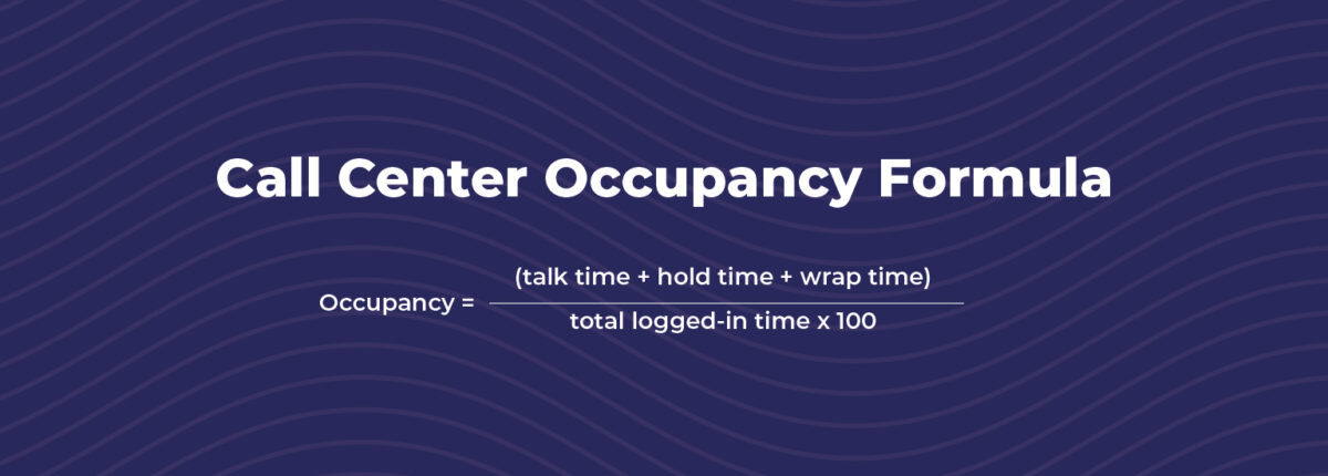 Call Center Occupancy and Agent Utilization