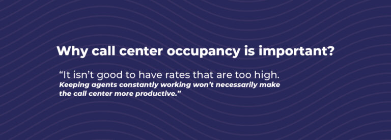 Call Center Occupancy and Agent Utilization